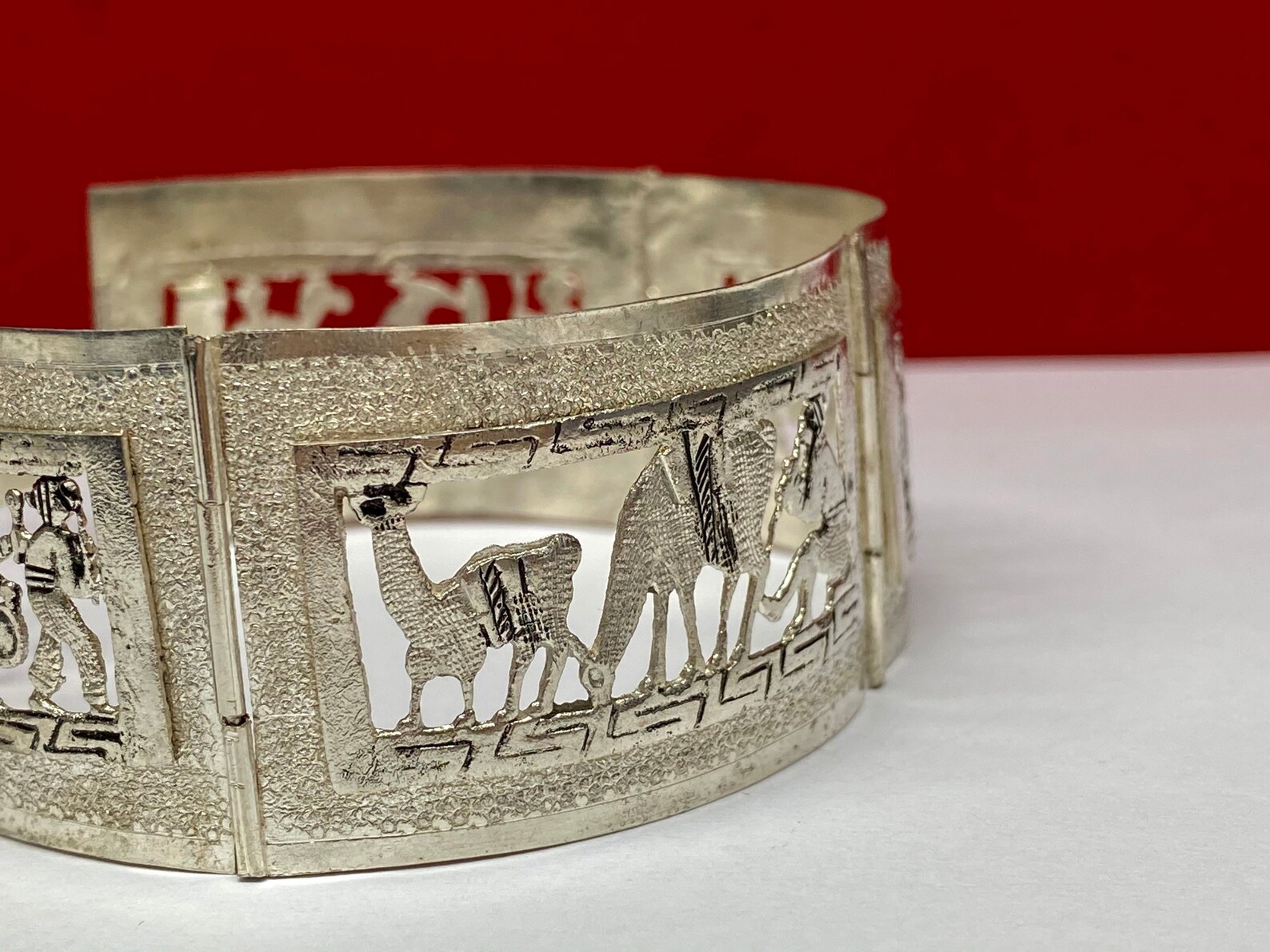 Vintage Peruvian 900 Silver Lama/ Alpaca Panel Pictograph | Etsy