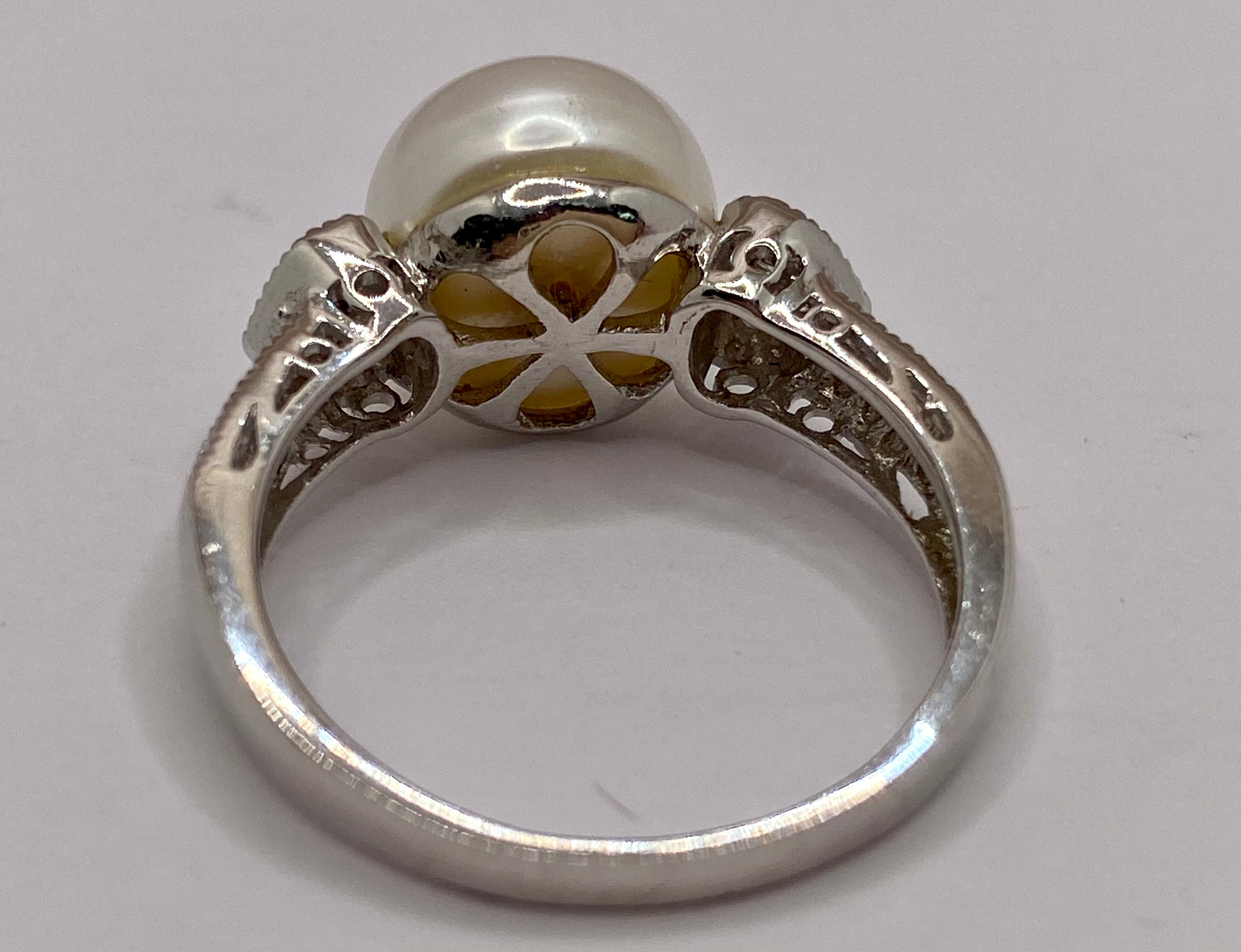 Vintage Signed LUC 925 CN Sterling Silver Freshwater White - Etsy