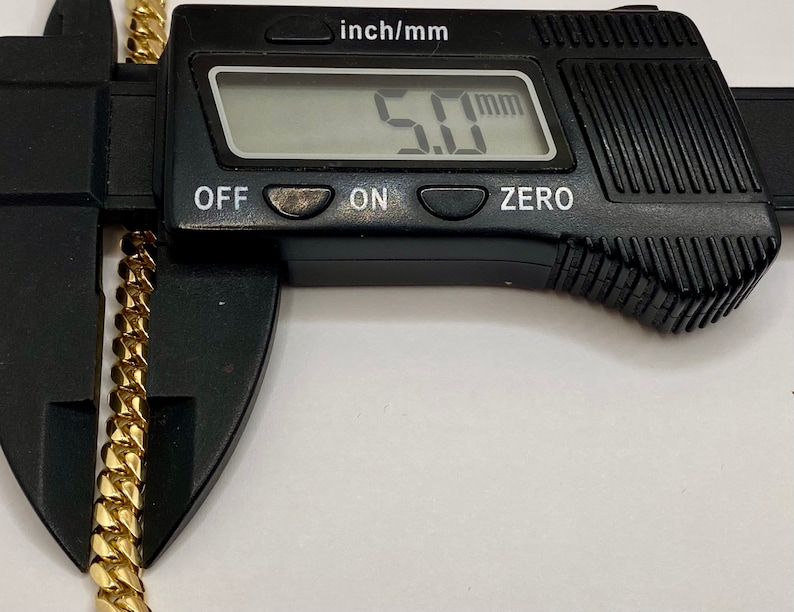 Italy Heavy 18K Solid Yellow Gold 24" Cuban Link Chain Necklace!!!! - Etsy