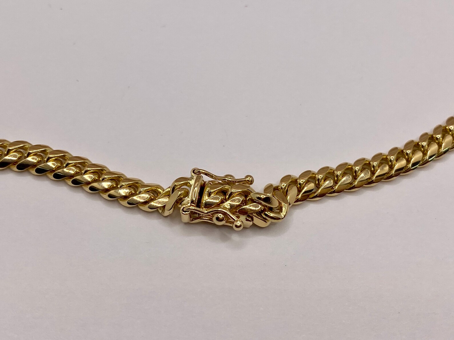 Italy Heavy 18K Solid Yellow Gold 24" Cuban Link Chain Necklace!!!! - Etsy