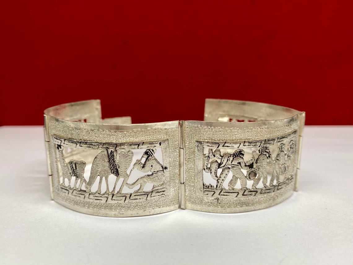 Vintage Peruvian 900 Silver Lama/ Alpaca Panel Pictograph - Etsy