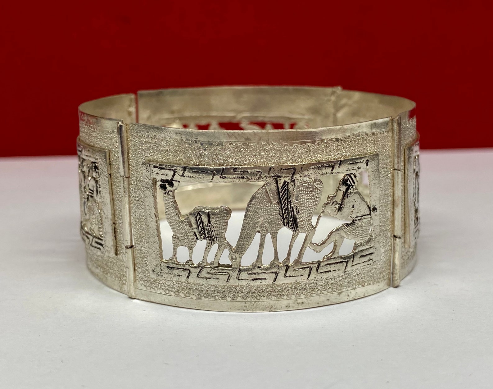 Vintage Peruvian 900 Silver Lama/ Alpaca Panel Pictograph | Etsy