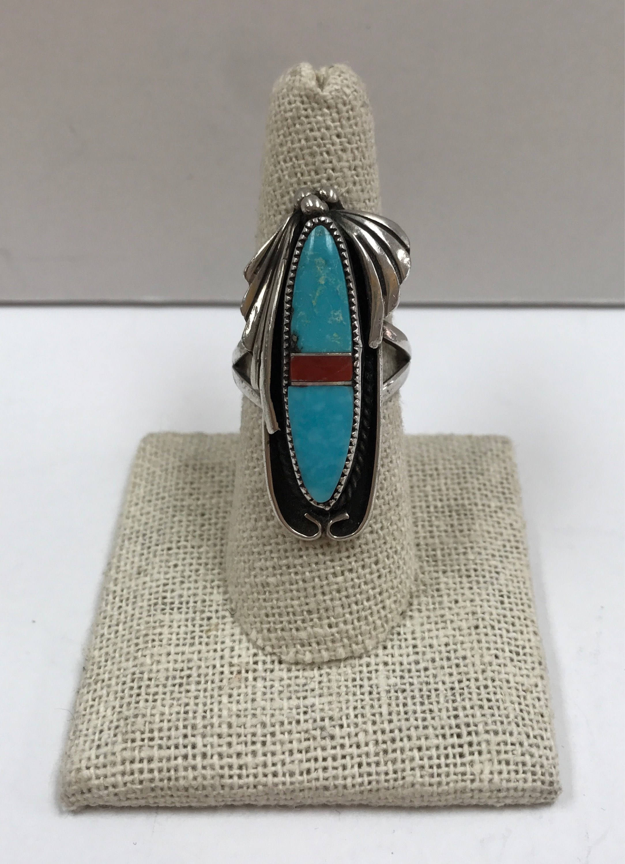 Old Pawn Vintage Native American Natural Green Turquoise And | Etsy