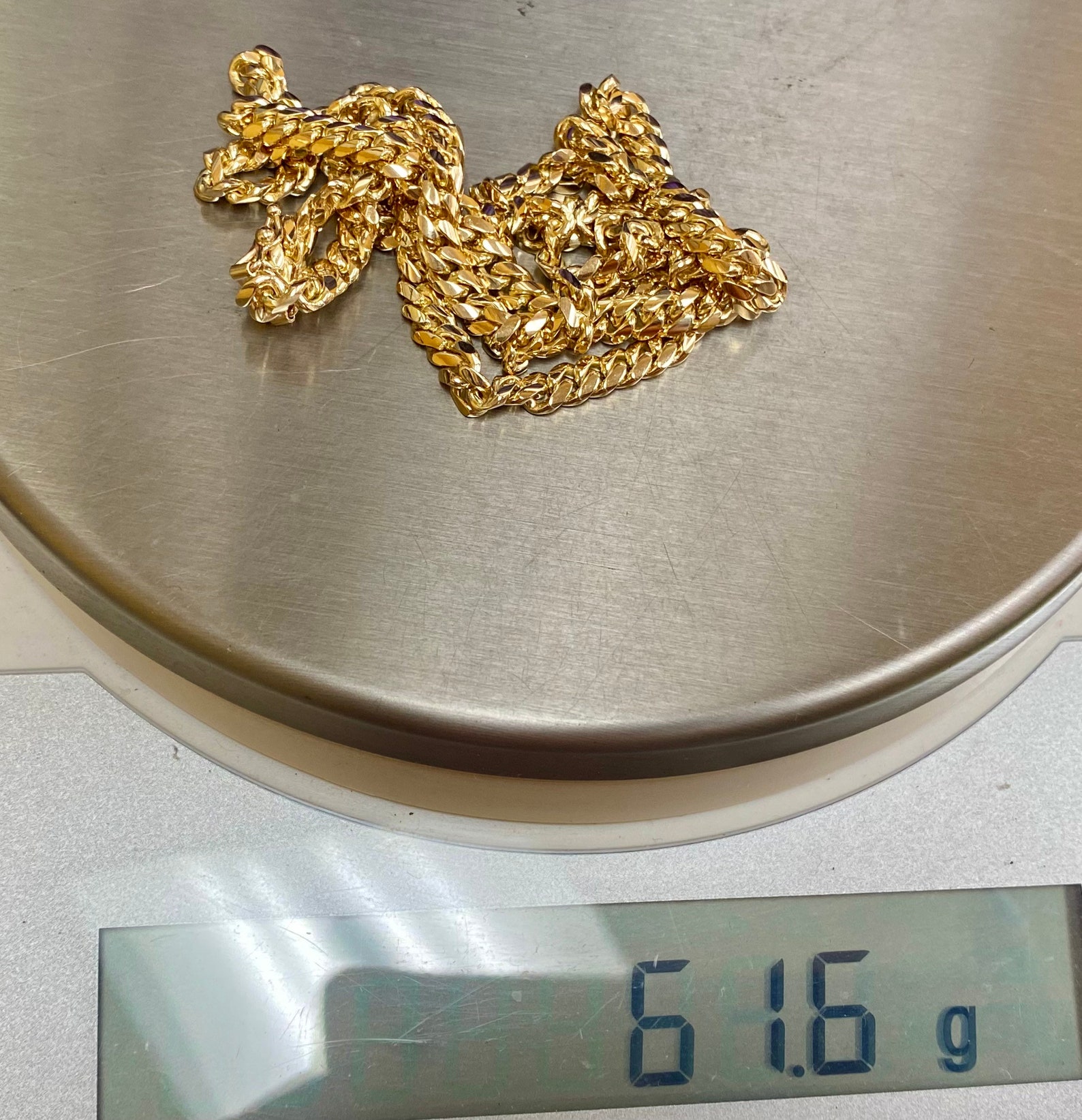 Italy Heavy 18K Solid Yellow Gold 24" Cuban Link Chain Necklace!!!! - Etsy