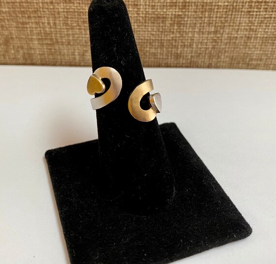 925 Sterling Silver "Living Extra" Handmade Hammered … - Gem