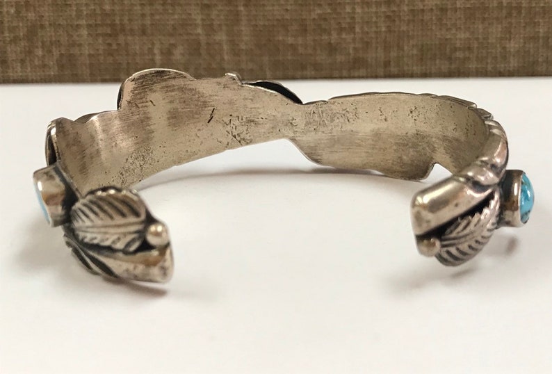 Vintage Old Pawn Native American Sterling Silver and Blue | Etsy