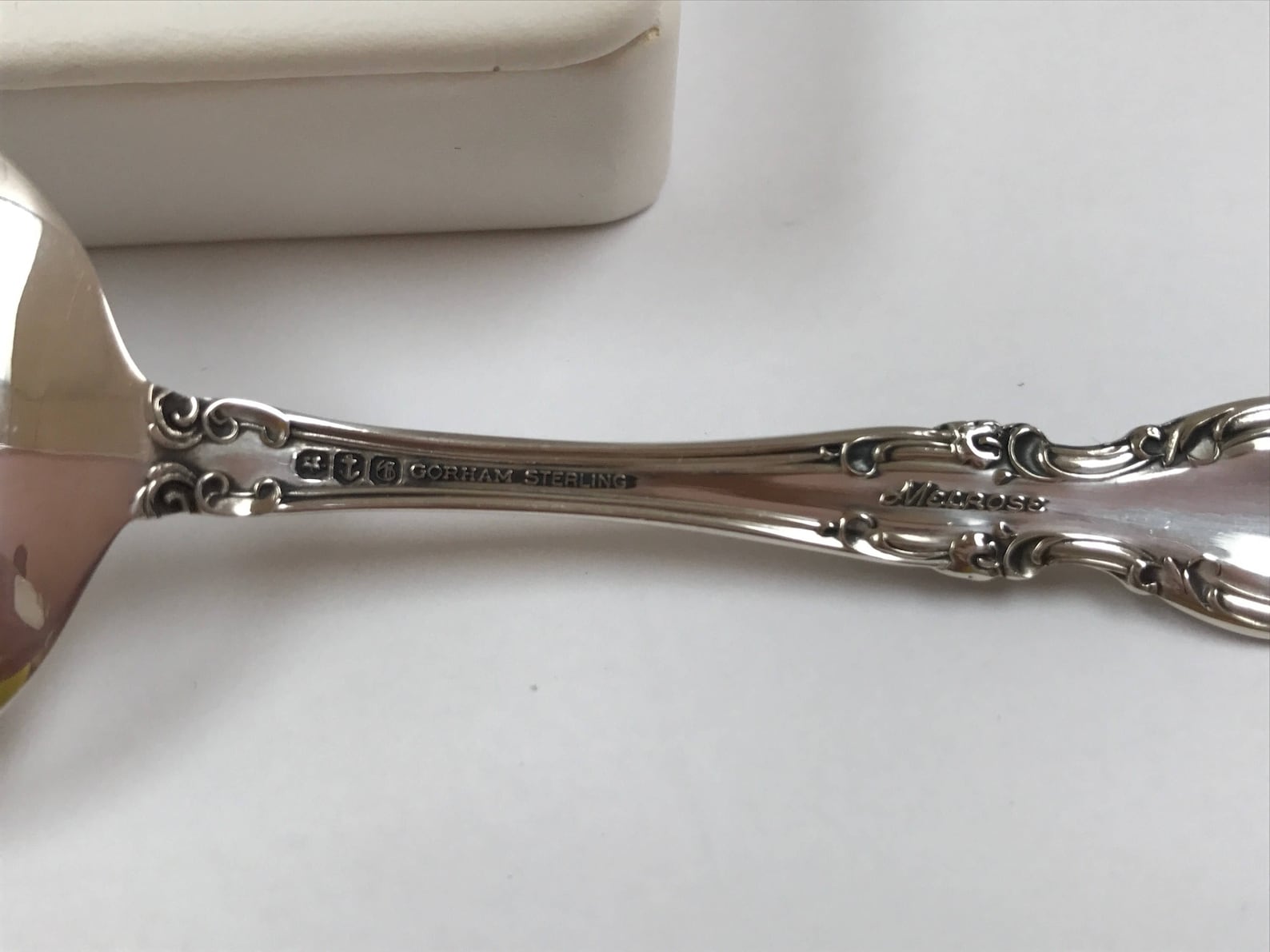 Vintage Gorham Melrose Pattern Sterling Silver Serving Spoon Set ...