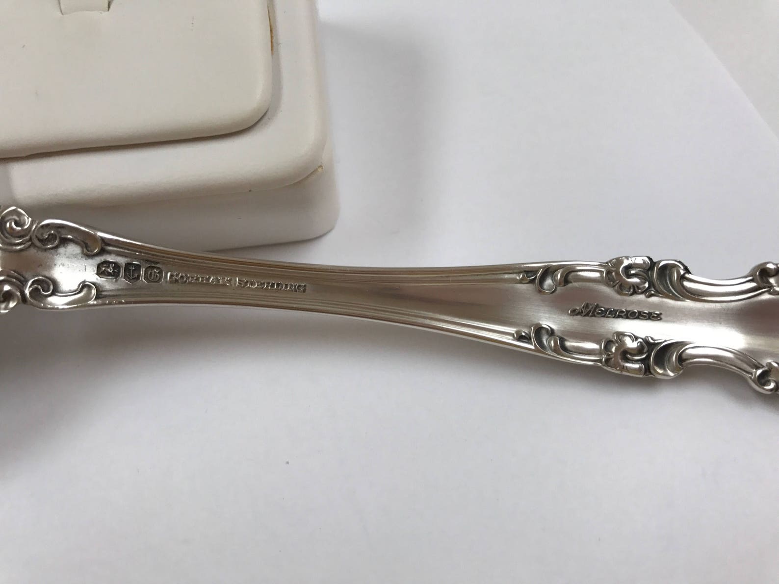 Vintage Gorham Melrose Pattern Sterling Silver Serving Spoon Set ...