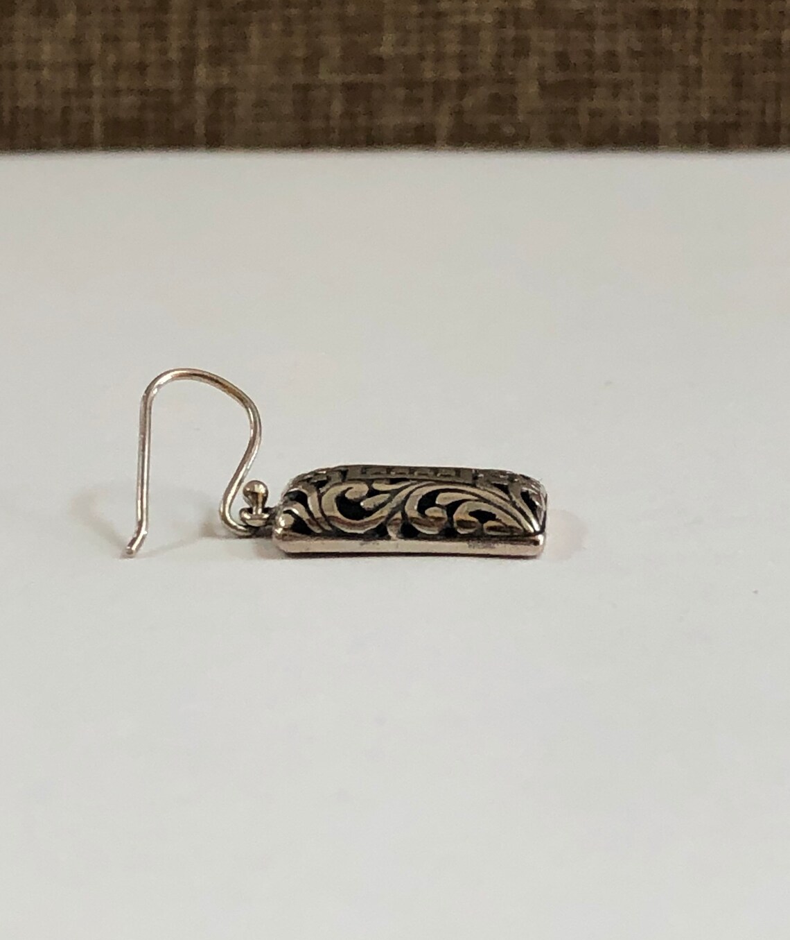 Vintage SU 925 TH Sterling Silver Earrings - Etsy