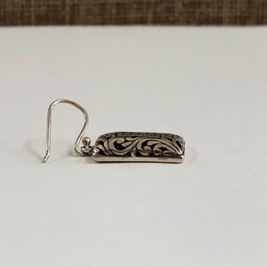 Vintage SU 925 TH Sterling Silver Earrings | Etsy