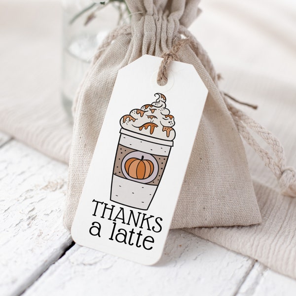 Thanks a Latte - Etsy