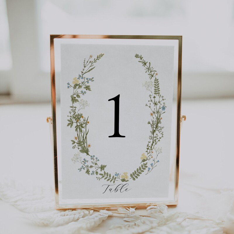 Garden Table Numbers - Etsy