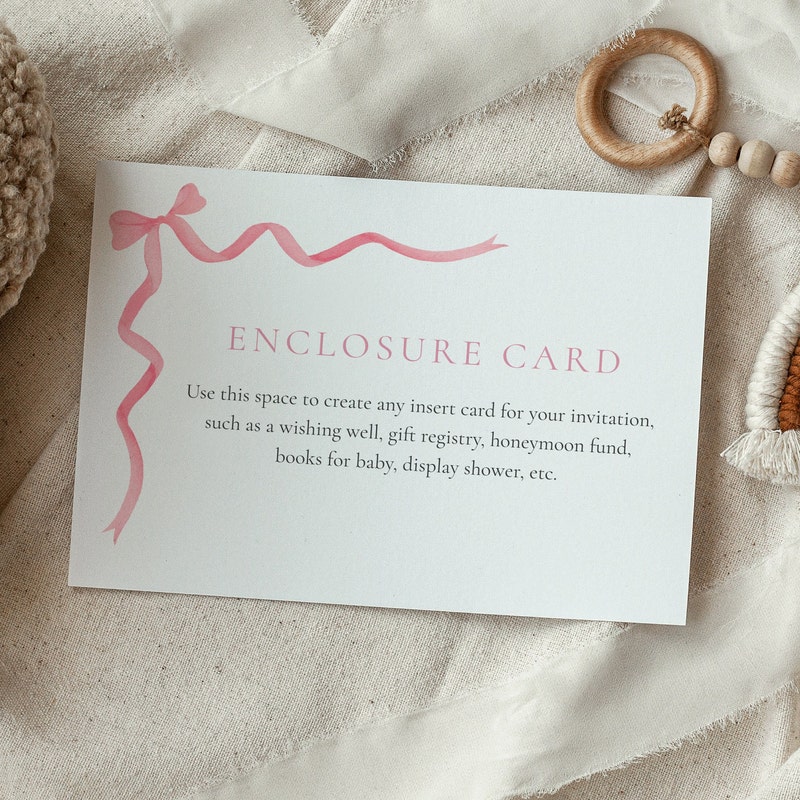 Pink Bow Baby Shower - Etsy