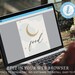 Over the Moon Food Sign, Gold Moon, Blue Clouds, Printable Instant ...