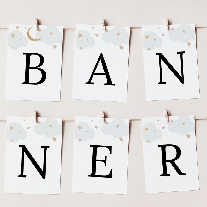 Moon Banner - Etsy