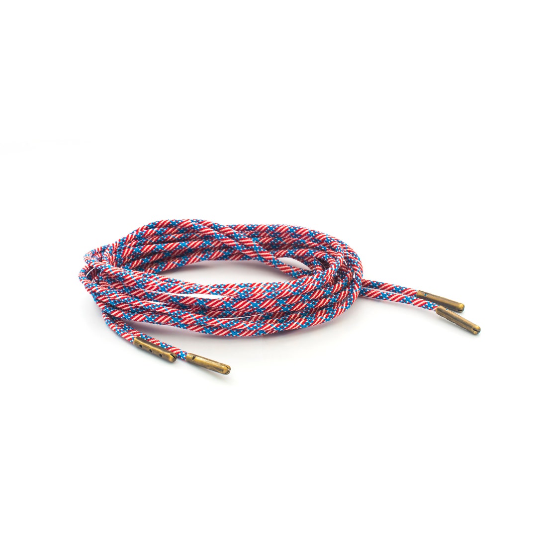 American Flag Boot Laces 3mm Paracord *guaranteed for Life* Steel Tip ...