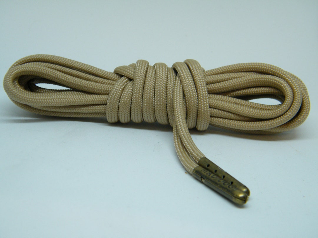 Desert Tan Boot Laces 550 Paracord *guaranteed for Life* Steel Tip ...