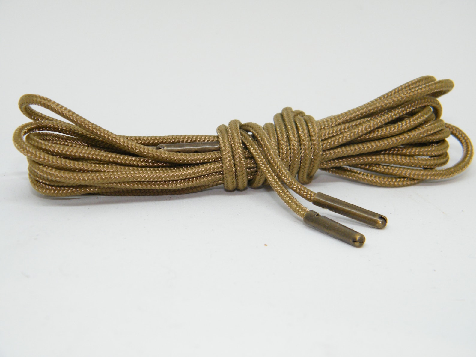 Coyote Brown Boot Laces 3mm Paracord *guaranteed for Life* Steel Tip ...