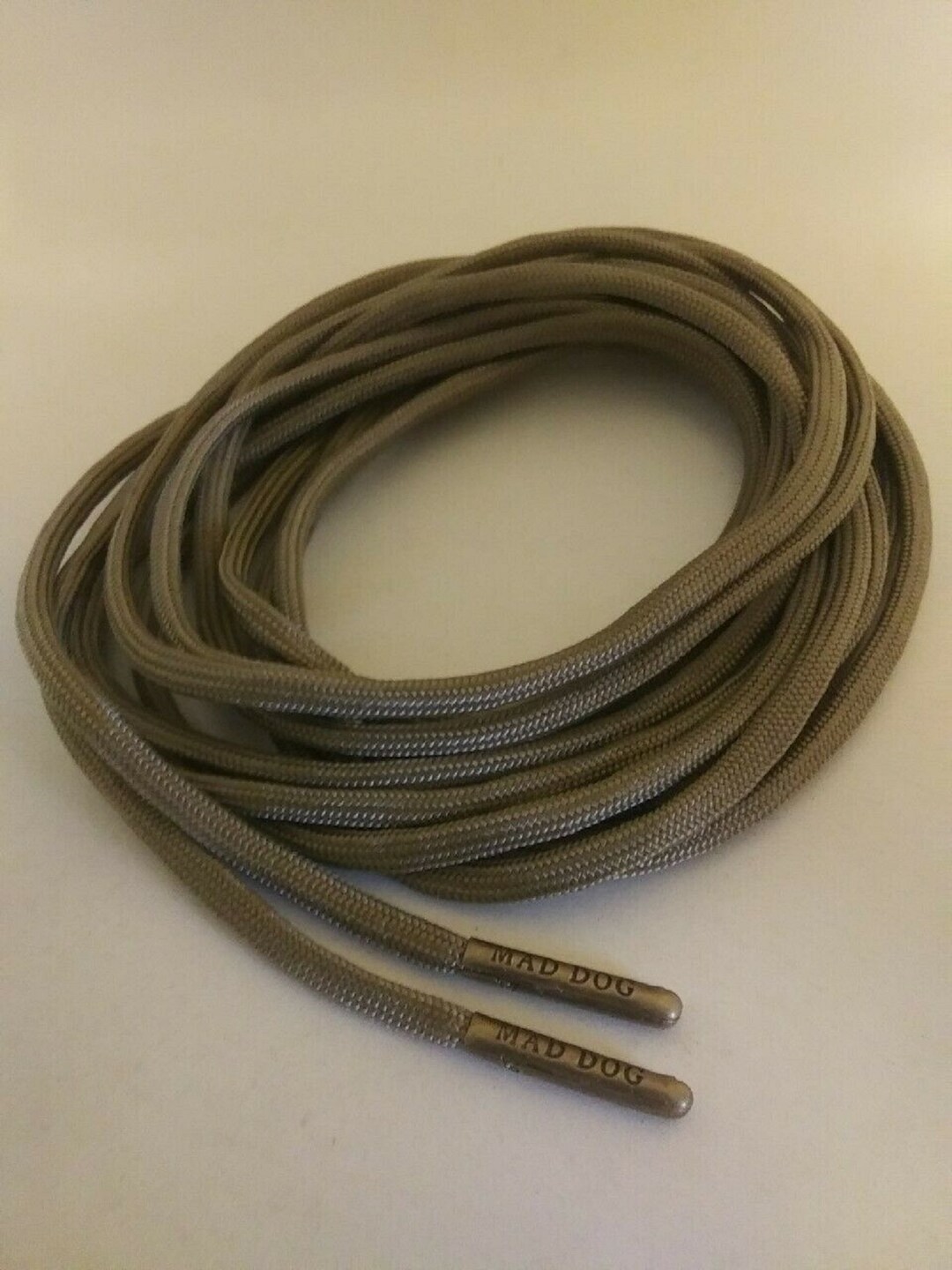 Coyote Brown Boot Laces 4mm Paracord *guaranteed for Life* Steel Tip ...