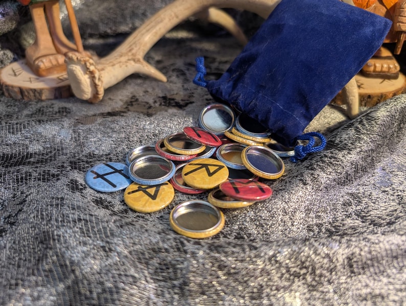 Modern Runes | 1" Round Elder Futhark Runes Buttons/pinbacks, Magnets ...