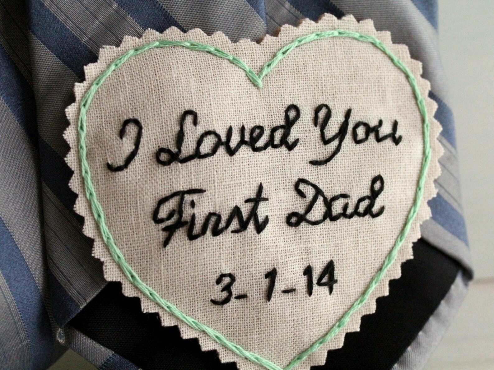 Personalized Tie Patch. Father of the Bride Gift. Necktie. - Etsy
