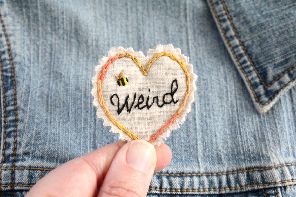 Hand Stitched Patch. Jacket Patch. Hat Patches. Patches. Be Weird. Back ...
