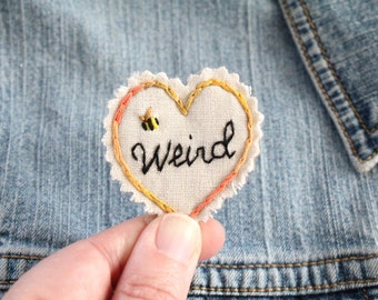 Hand Embroidered Patches | Etsy