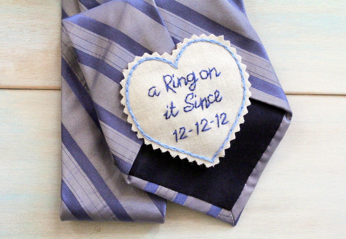 Cotton Anniversary Gift. 2nd Anniversary Cotton. Tie Patch. | Etsy