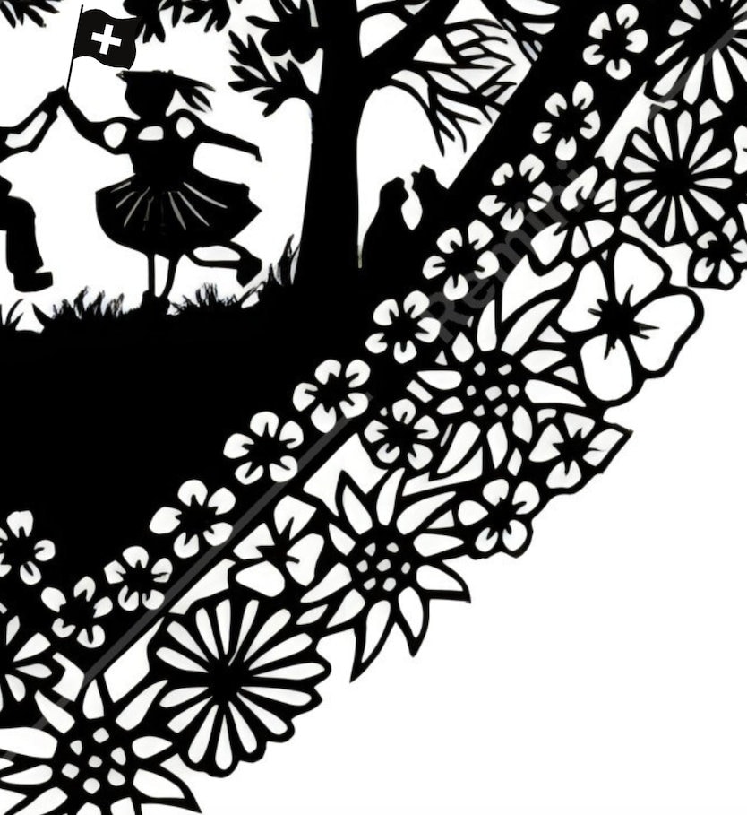 Swiss Scherenschnitte Heart Digital Download - Etsy