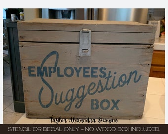 Suggestion Box - Etsy