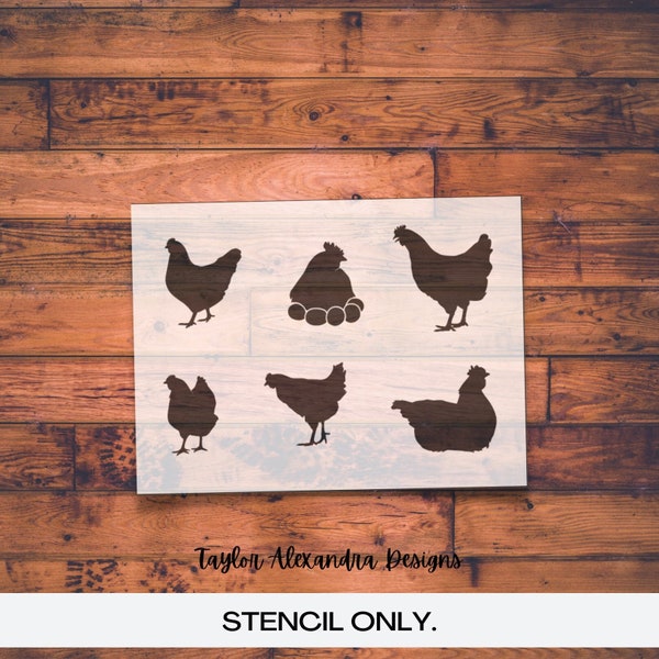 Chicken Stencil - Etsy