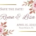 Save the Date Editable Digital Download Canva Editable Template Wedding ...