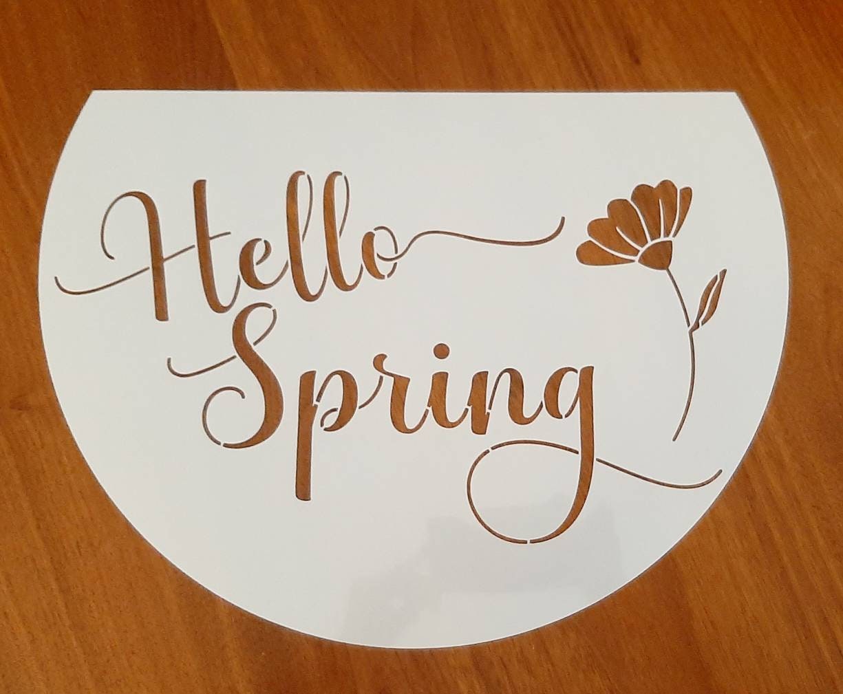 Hello Spring Stencil Front Door Stencil Reusable Stencil | Etsy