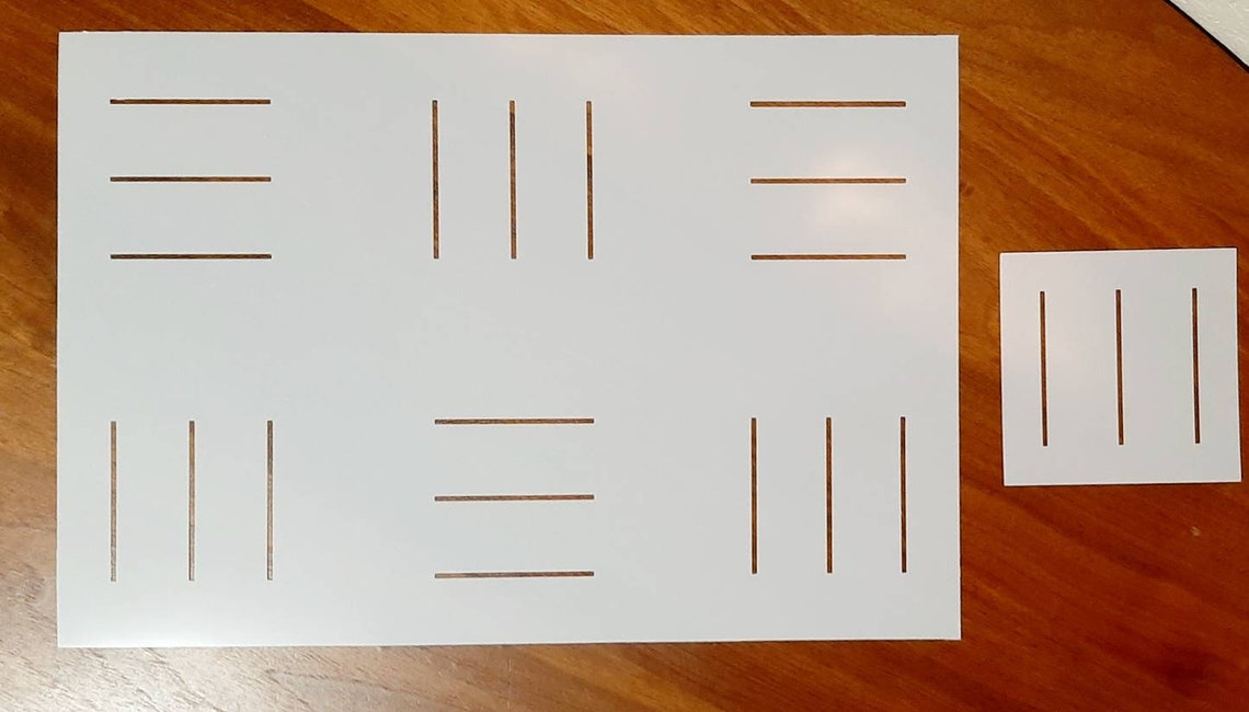 Line Wall Stencil Reusable Stencil | Etsy