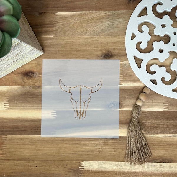 Skull Stencil - Etsy