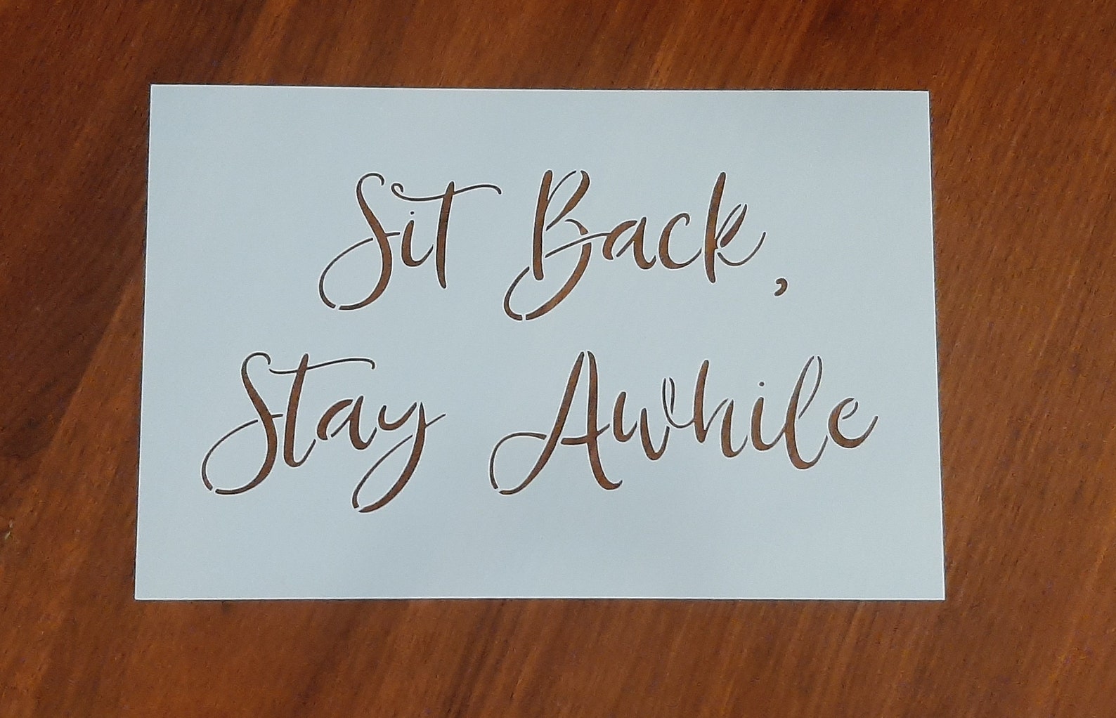 Custom Reusable Stencil Personalized Stencils Script or - Etsy