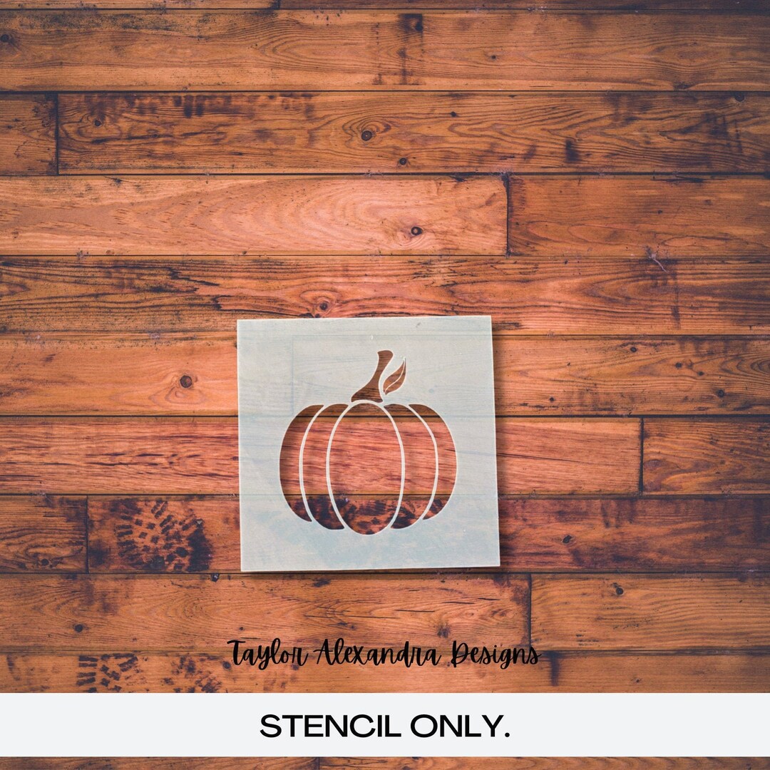 Pumpkin Stencil | Reusable Stencil | Fall Autumn Season Pumpkin ...