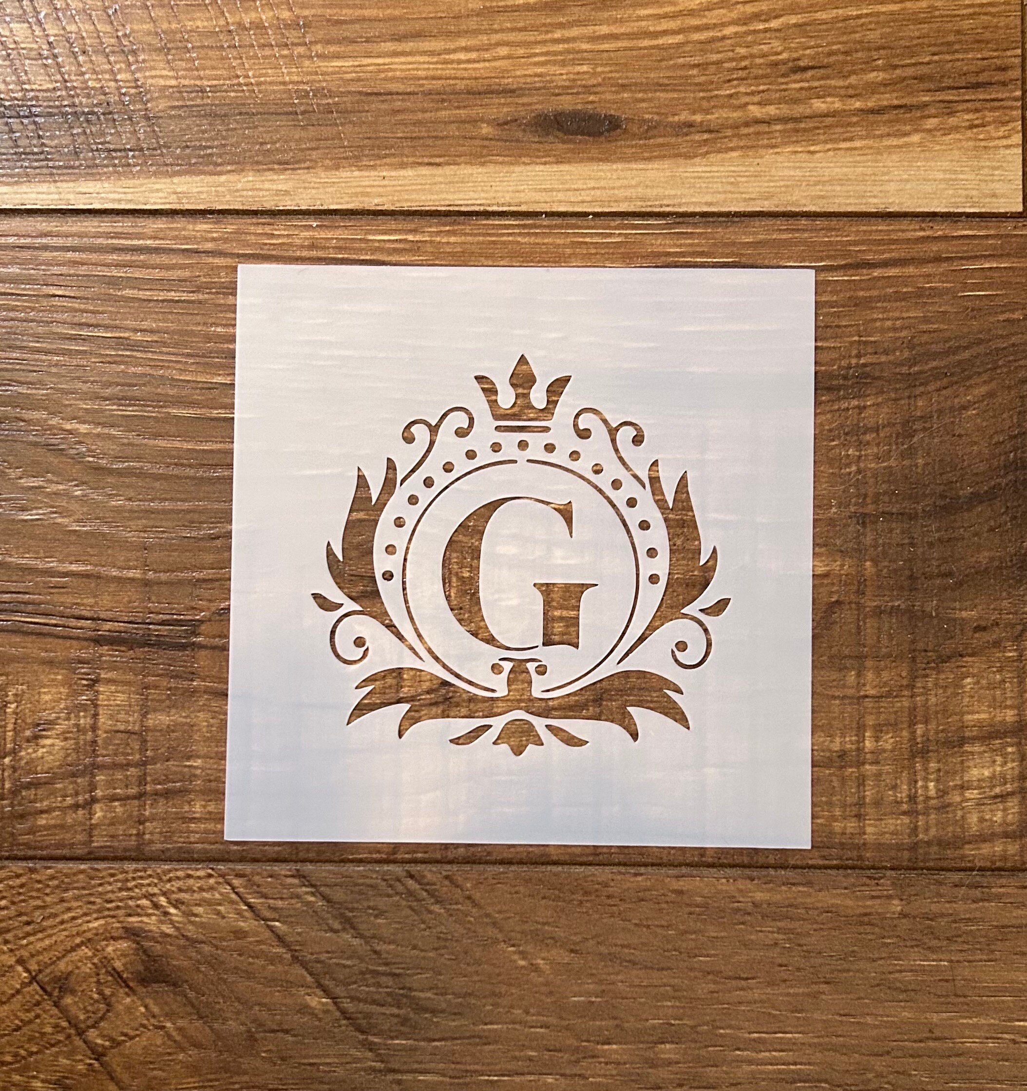 Cookie Stencil Holder GSS 6-Pack Cookie Stencils - 6x6 Inch Food Safe ...