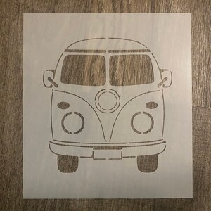 Van Stencil | Hippie | Vintage | Van Stencil | Reusable Stencil - Etsy