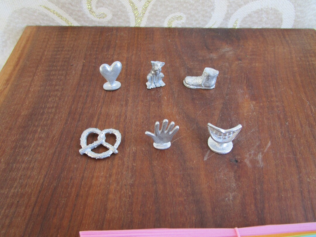 6 MONOPOLY ALBUQUERQUE Game Pieces Crafting Supplies 6 Game Pieces ...