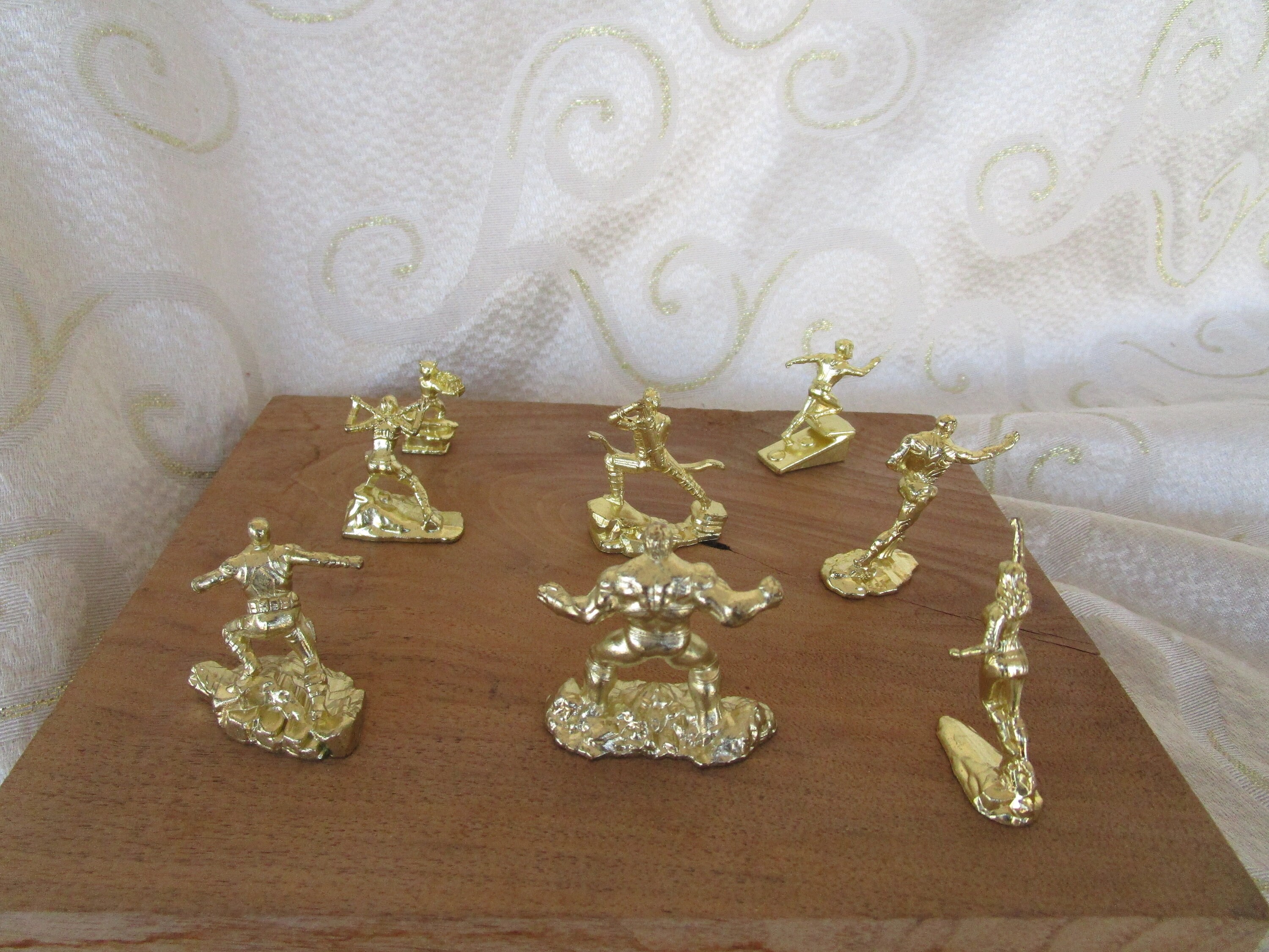 AVENGERS BY MARVEL 8 Monopoly Gold Color Tokens Missing 4 - Etsy