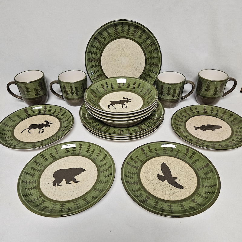 Rustic Dinnerware - Etsy