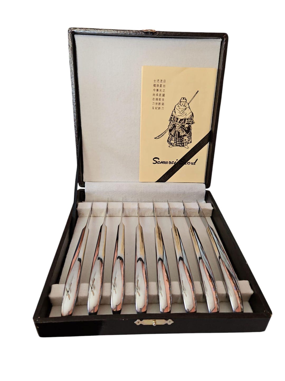 Pioneer Products Samurai Stainless Steel Steak Knives-set of 8 in Box ...