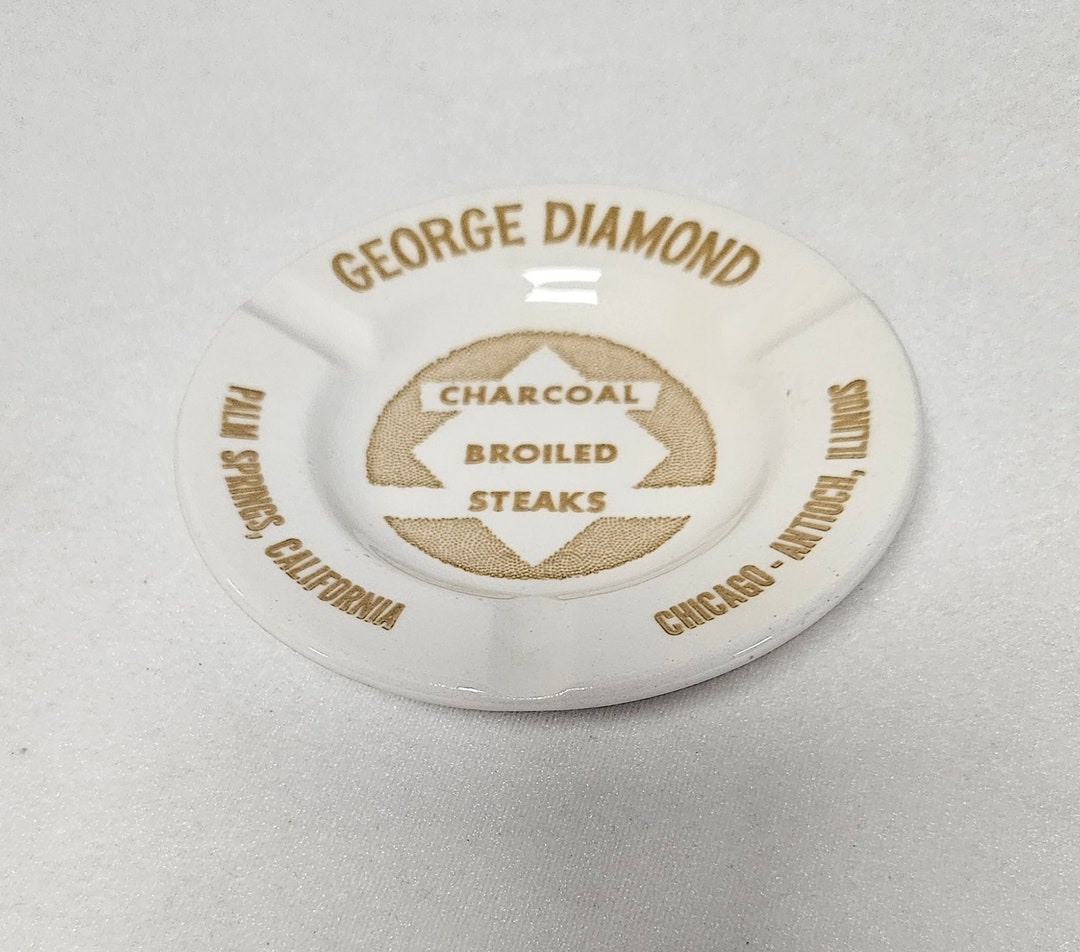 George Diamond Ashtray-palm Springs, California & Chicago-antioch ...