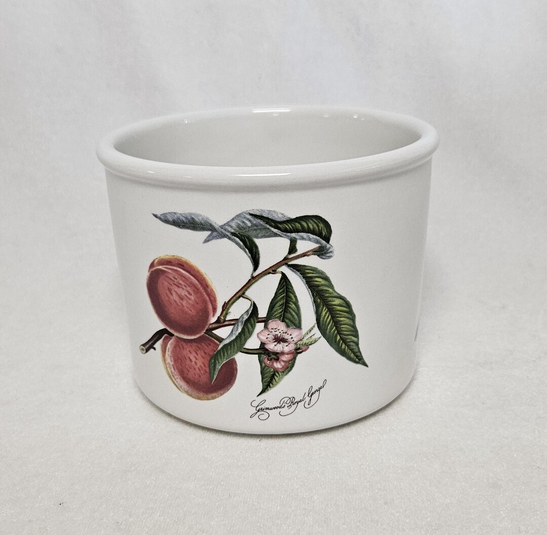 Portmeirion Pomona Peach Flower Container/pot/planter-made in England-4 ...