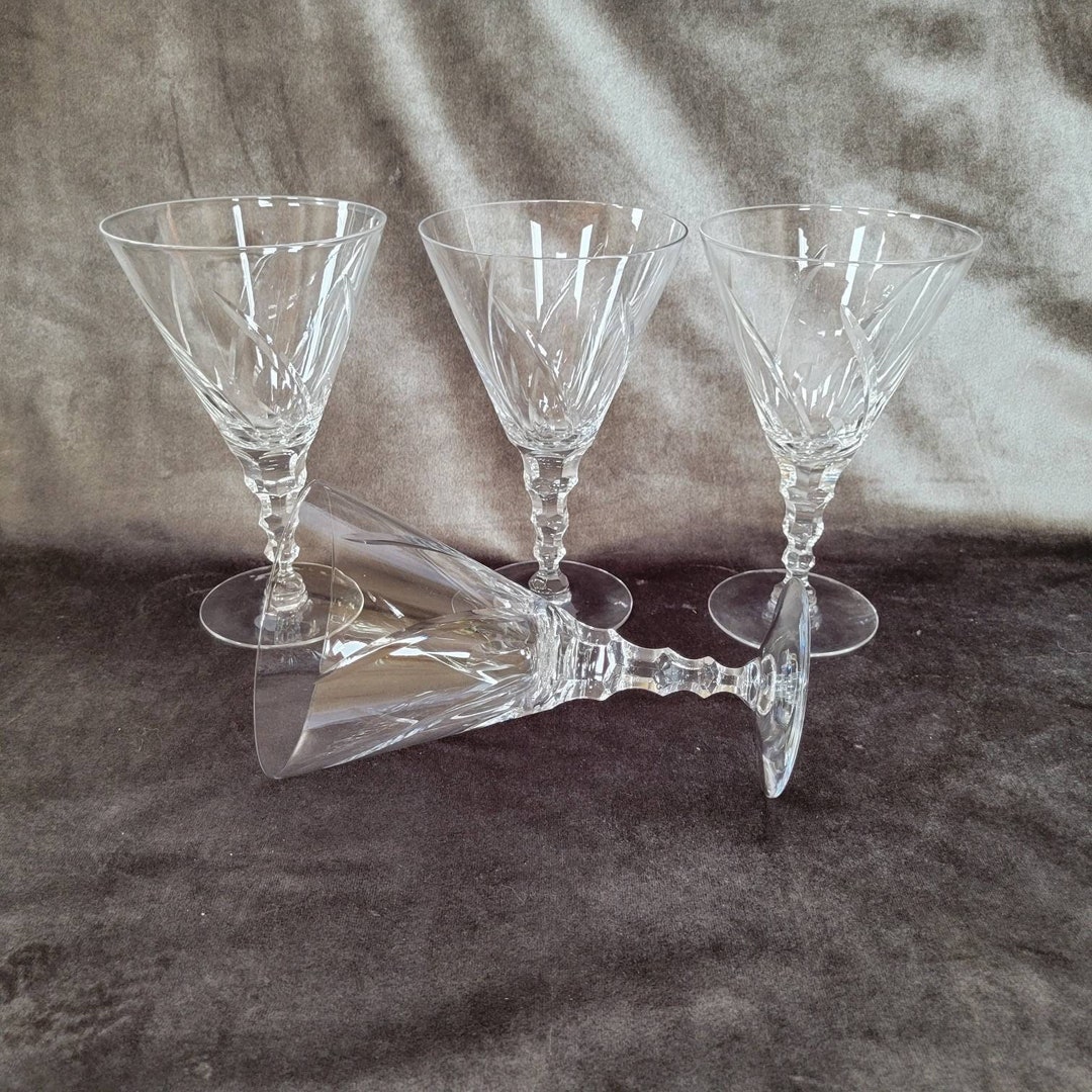 Duncan & Miller RHYTHM Iced Tea Goblets-set of 4-vintage Glassware ...