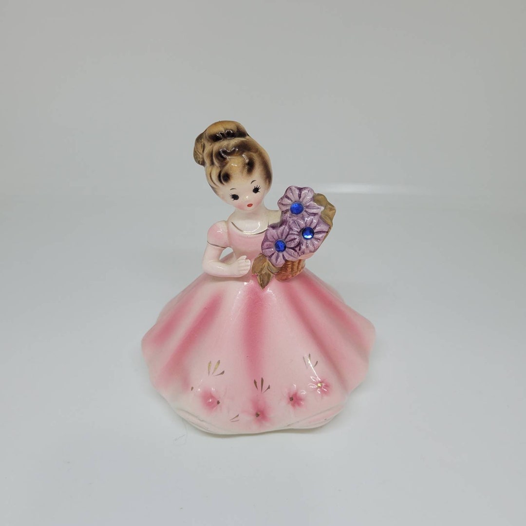 Josef Originals Japan September Sapphire Birthstone Doll Figurine - Etsy