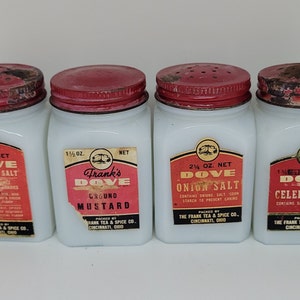 Vintage Dove Dutch Boy Girl Spice/seasoning Jars-choice of Seasoning ...