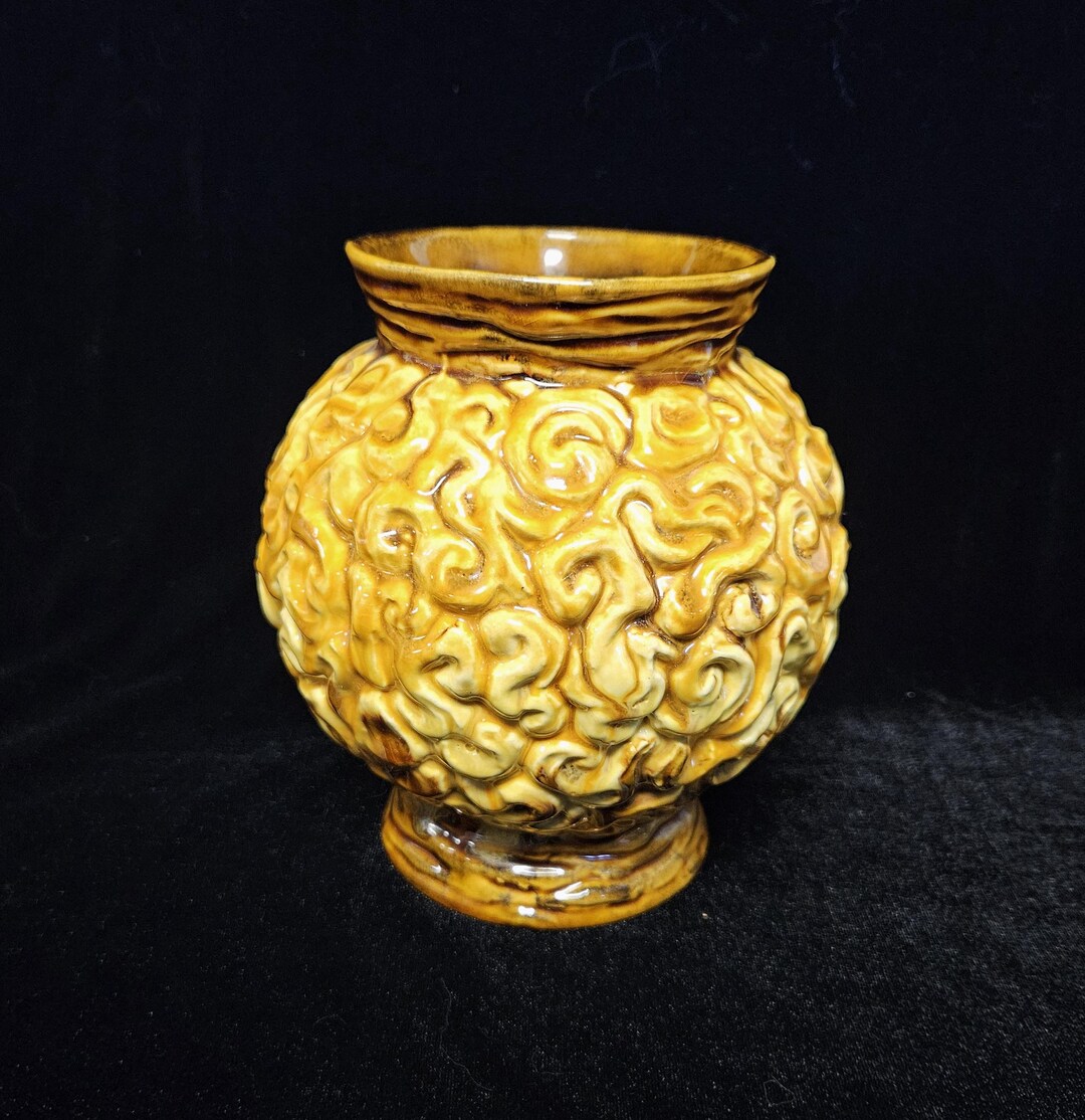 Haeger 4081 Orange, Yellow & Brown Planter - Etsy