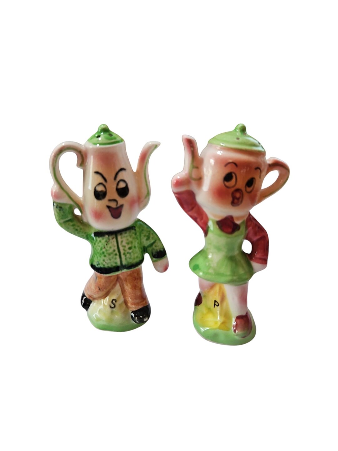 Vintage Anthropomorphic Teapot and Coffeepot Salt & Pepper Shakers - Etsy